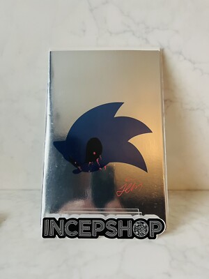 Sonic The Hedgehog IDW Comics #1 C2E2 Exclusive Foil Sonic.exe Remarque ...
