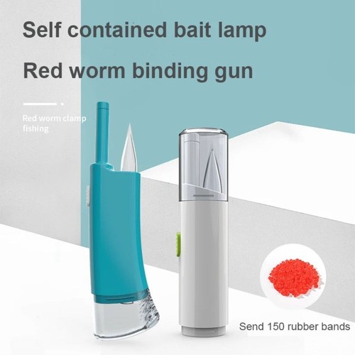 ABS Red Worm Clip 5 Colors Bait Clip Earthworm Clip Fishing Accessories ...