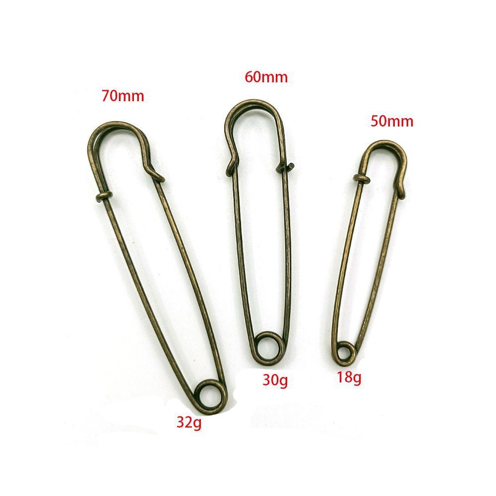 10pcs Metal Large Safety Pins 50/60/70mm Craft Making Materials DIY | eBay