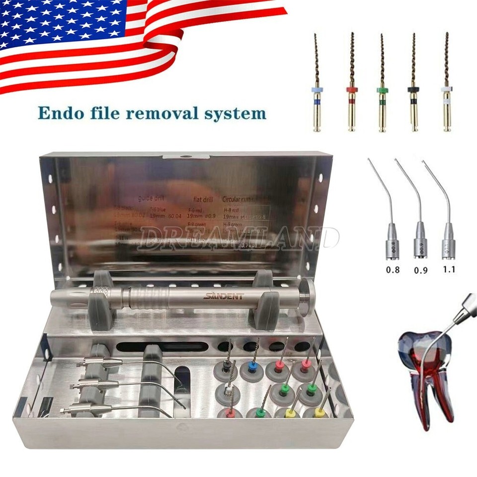 Dental Endo File Removal System Kit Broken Root Canal File Extractor ...