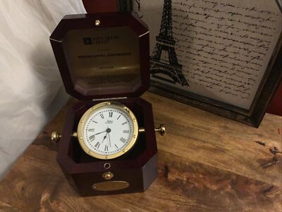 Selco Geneve Executive Rosewood Desk Clock made in Germany | eBay