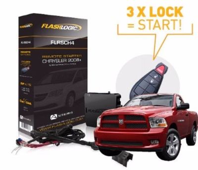 Flashlogic Remote Start for 2009 Dodge RAM 1500 8 Cyl w/Plug And Play ...