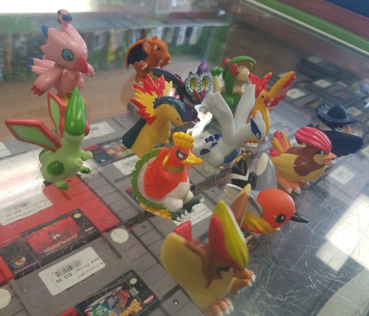 2001 & UP NINTENDO BANDAI POKEMON FINGER PUPPET FIGURES HOOH LUGIA ...