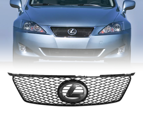 For 2006-2008 Lexus IS250/350 ISF IS-F Style Front Bumper Black Hood ...