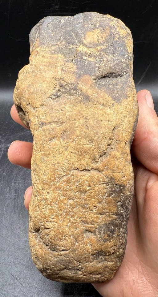 Rare Native American Indian Artifact Axe Hammer Stone Celt Silver Leaf ...