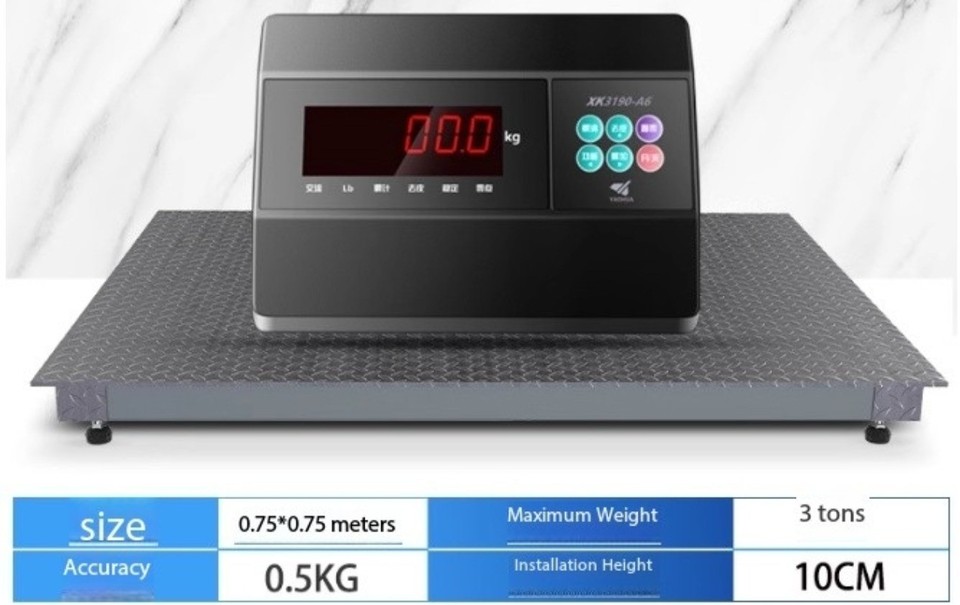 Truck Scale 1-3 Ton Factory Logistics Floor Scale Electronic Scale 5 ...