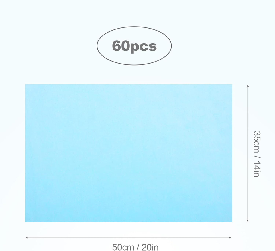 50 X 35Cm Tissue Paper Sheets, Solid Color Tissue Wrapping Paper Bulk ...