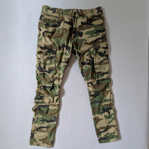 Smoke Rise Pants Mens 36x32 Camouflage Cargo Pants Slim Tapered Fit | eBay