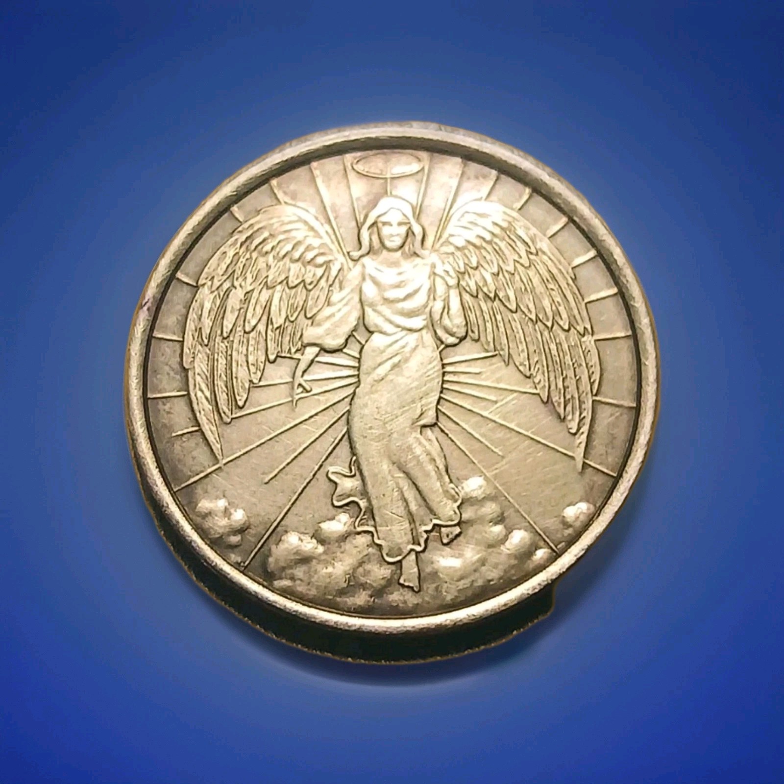 Guardian Angel Good Luck Token | eBay