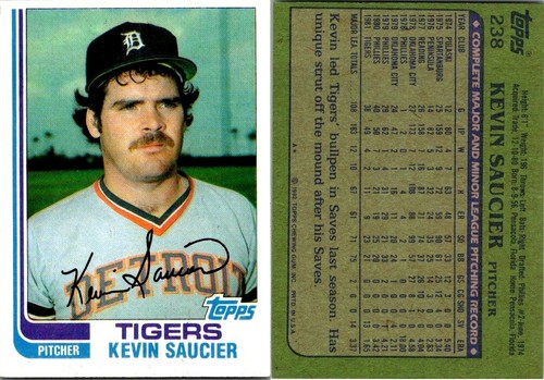 1982 Topps Baseball #238 Kevin Saucier | eBay