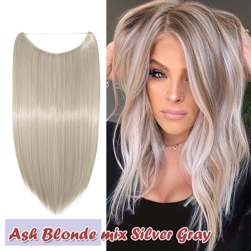 100% Natural As Human Thick Invisible Wire Softs Secret Wire In Hair ...