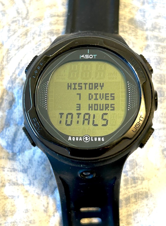 Aqua Lung i450T Scuba Dive Computer Watch - Black | eBay