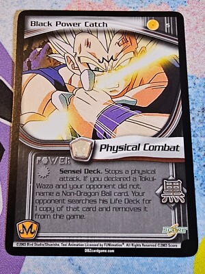 Black Power Catch 2003 Score Unlimited Dragon Ball Z DBZ TCG #5 | eBay