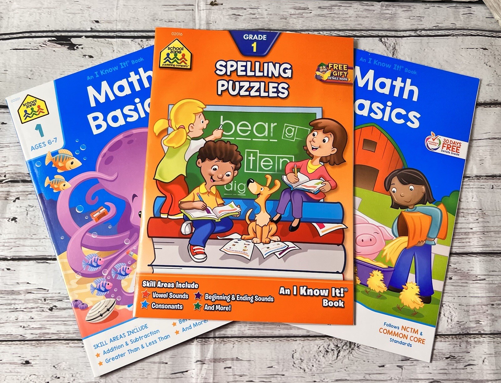 NWT-Early Childhood Grade 1 Set of 3 Learning Activities Books | eBay