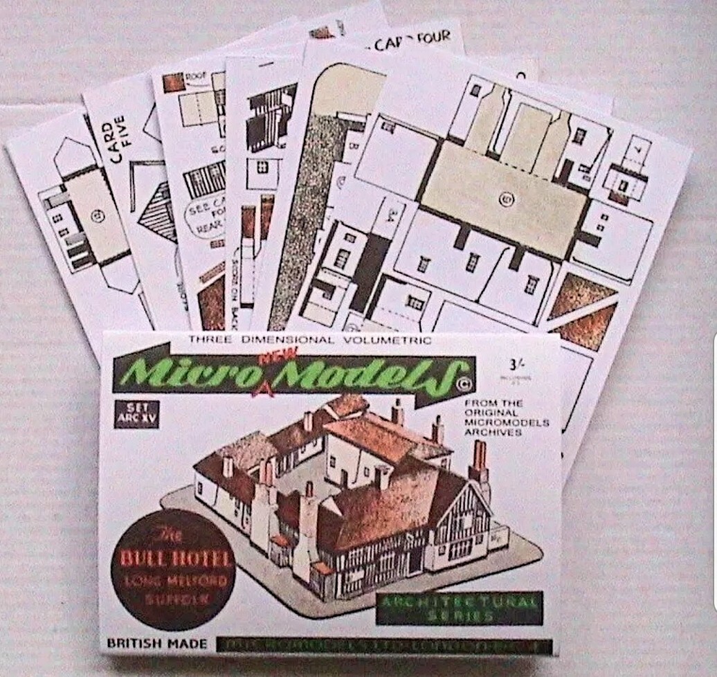 Micromodels BULL HOTEL SET ARC XV Micro New Models card model kit | eBay