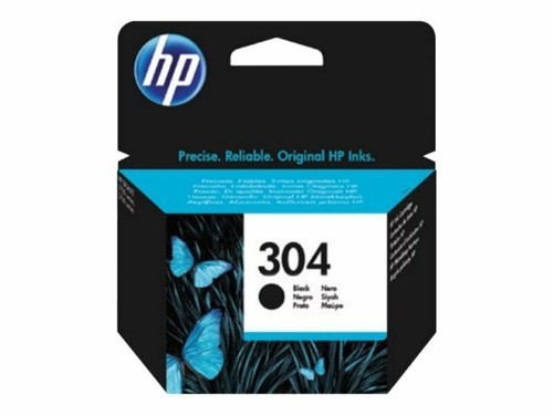 HP 304 Black Original Ink Cartridge - Standard Yield 120 Pages ...