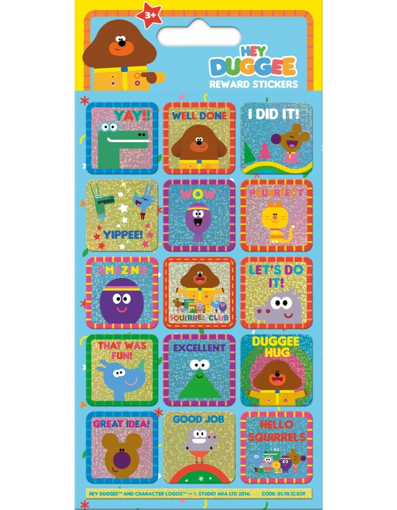 Hey Duggee Foiled REWARD Stickers sheet Official Product 15 Stickers ...