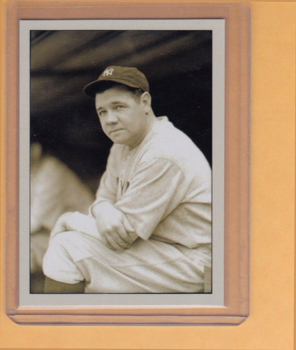 BABE RUTH NY YANKEES / SIGNATURE PHOTO CARD PLUTOGRAPH SERIAL #/200 NM+ ...