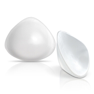 Pair of Clear Silicone Breast Forms Mastectomy Bra Insert Pad Swimming ...