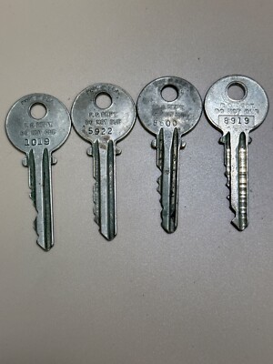 LOT of 4 Vintage USPS United States Post Office KEYS #6 | eBay