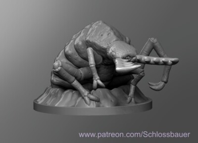 Giant Antlion Insect Creature Monster Manual 28mm Scale DND D&D ...