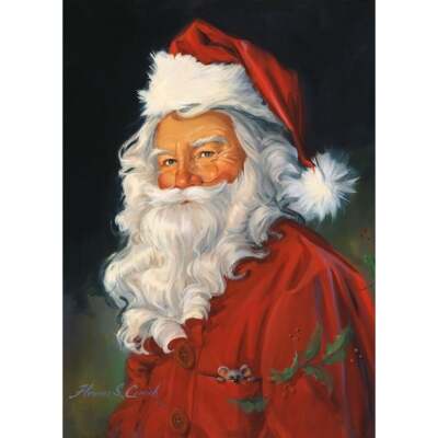 Santa Claus Poster Print By Susan Comish | eBay