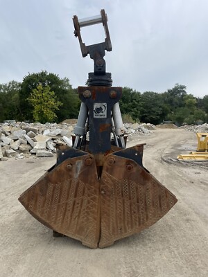 Rotobec CSB350 HD Clamshell Grapple w/ RT-1002-STD rotator | eBay