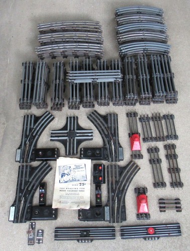 116 Pieces of Lionel O Gauge 3 Rail Track Straight - Curve -Turns ...
