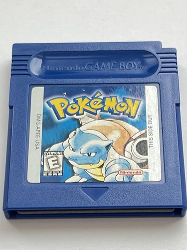Pokemon Blue Nintendo GameBoy Authentic Cartridge Only Tested New ...