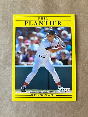 1991 Fleer Phil Plantier Boston Red Sox Baseball Near Mint Raw Card | eBay