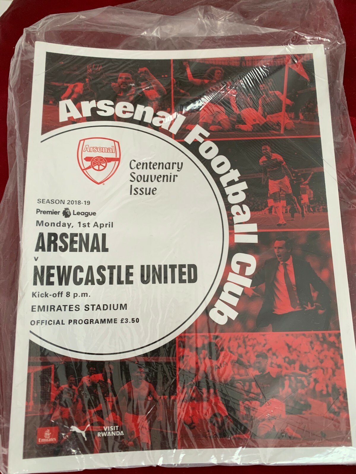 Arsenal Home Programmes 2018-2019 Season | eBay