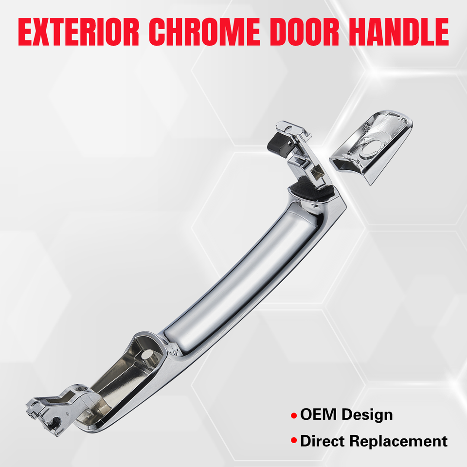 Front Left Driver Side Chrome Door Handle For 10-15 Nissan Rogue 03-07 ...