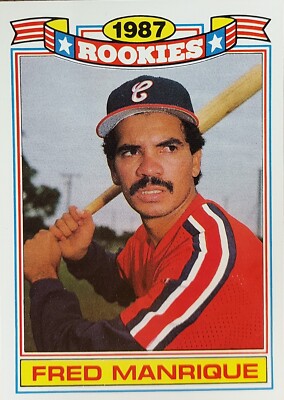 Fred Manrique, 1988 Topps, 1987 Rookies Commemorative Card #6 - Stock ...