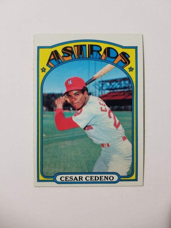 CESAR CEDENO 1972 TOPPS BASEBALL CARD #65 HOUSTON ASTROS | eBay