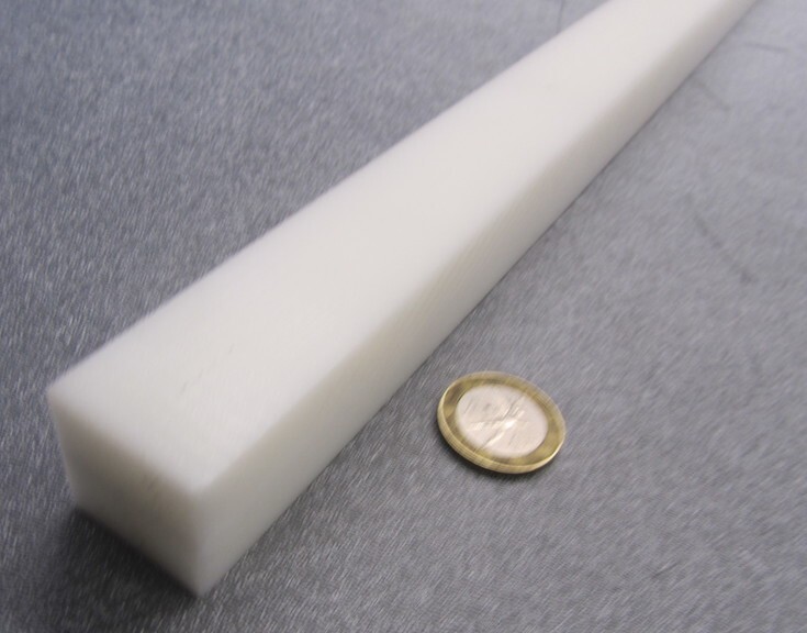 Delrin Acetal Square Bar 1.00" Thick x 1.00" Wide x 48" Long White | eBay