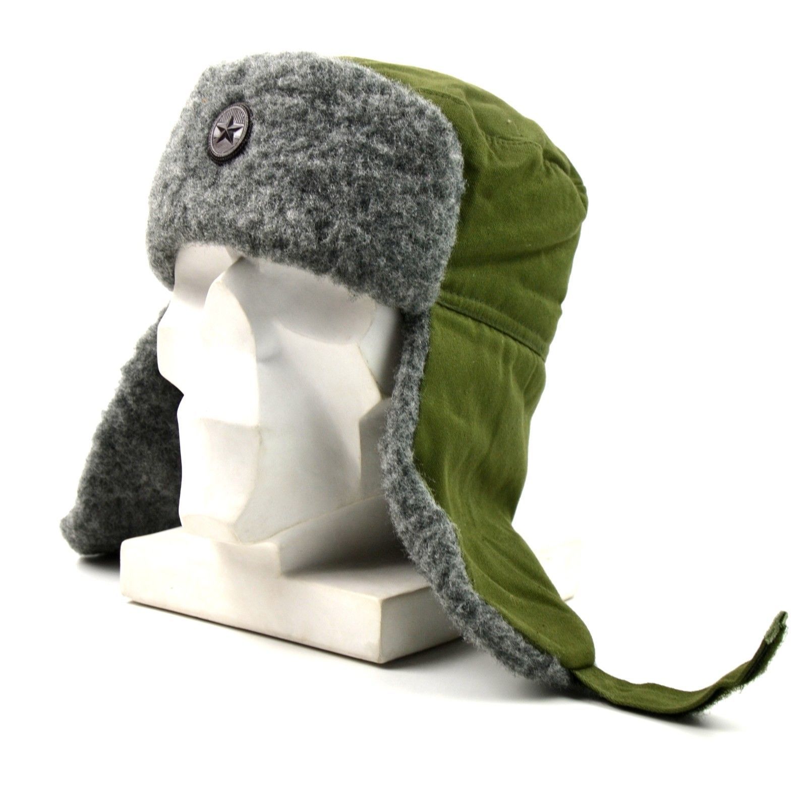 Original Hungarian army winter hat. Hungary military ushanka cap with ...