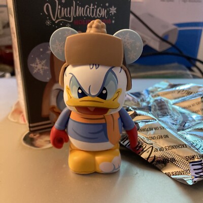 DISNEY VINYLMATION 3" HOLIDAY 2016 EACHEZ DONALD DUCK Common with ...