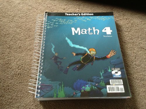 Math 4 Teacher's Edition Bju by bju press 9781591668954| eBay