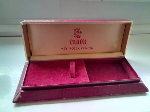 TUDOR Gents Watch Box (1950s-1960s) -"Coffin" Shape, Rare Vintage find ...