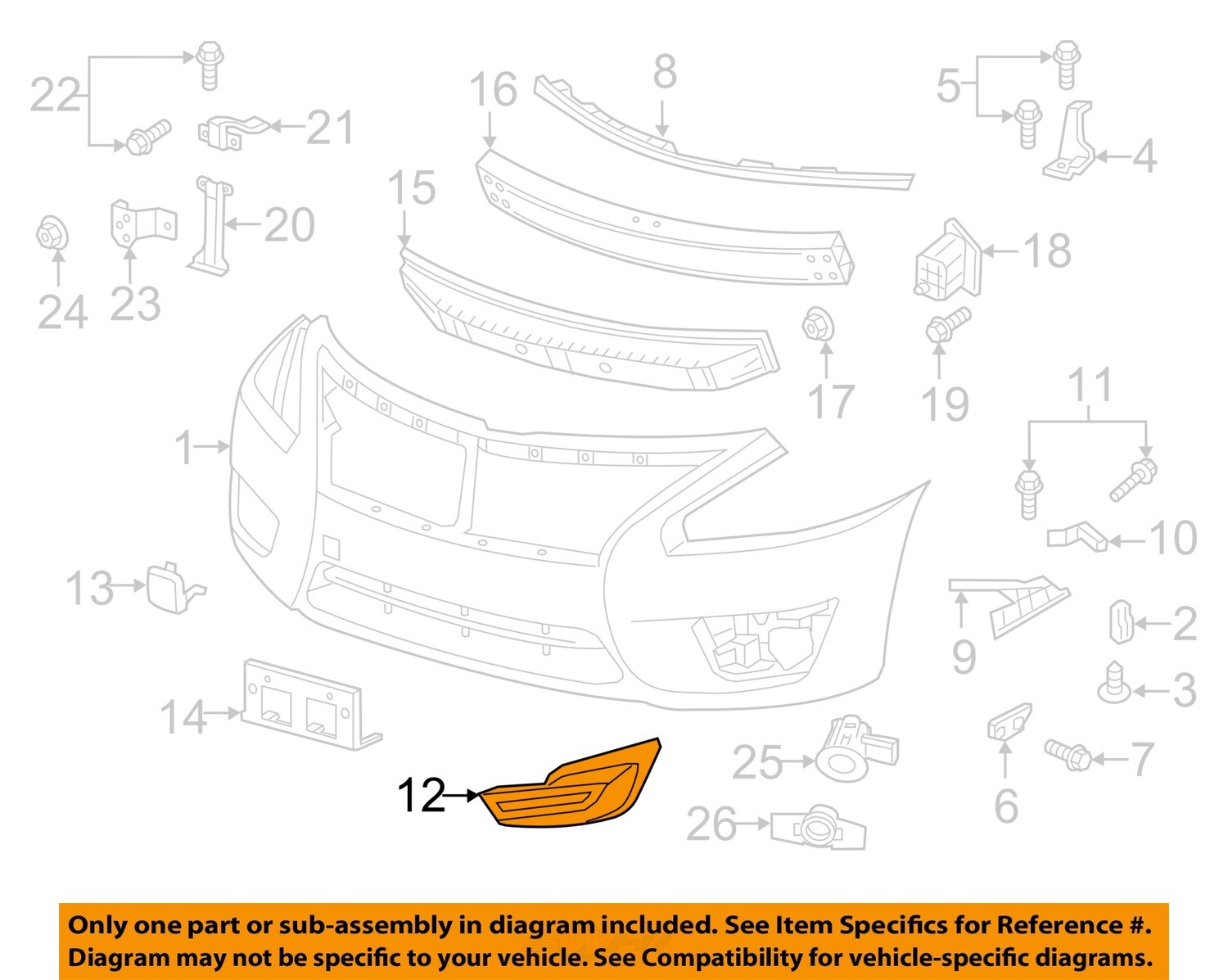 NISSAN OEM 2013-15 Altima Fog-Delete Hole Cover Left DRIVERS 622573TA0A ...