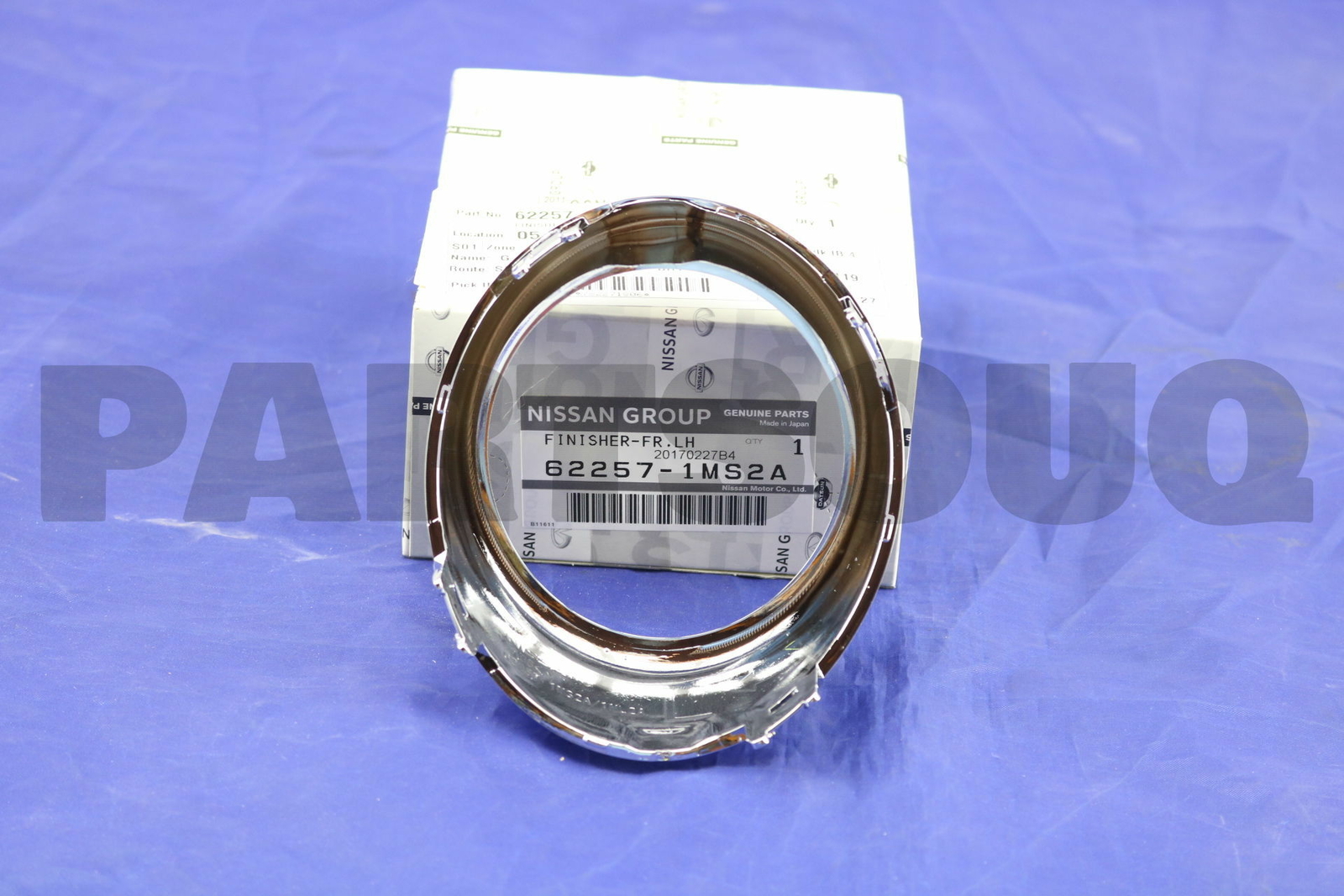 622571MS2A Genuine Nissan FINISHER-FRONT BUMPER FASCIA,LH 62257-1MS2A ...