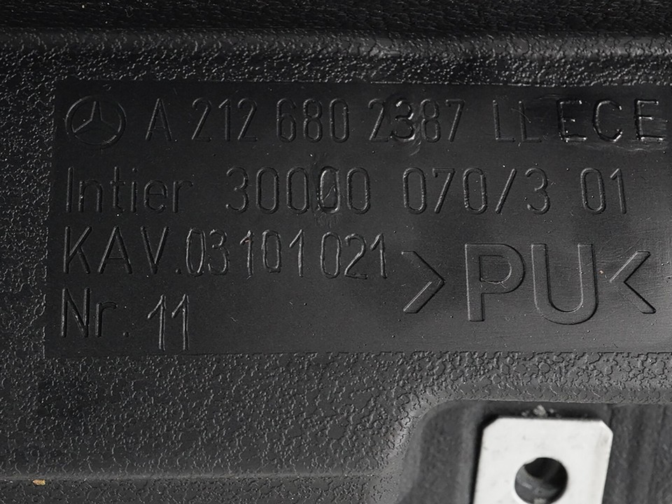 2010 - 2013 Mercedes Benz E Class W212 Dashboard Panel Cover Unit ...