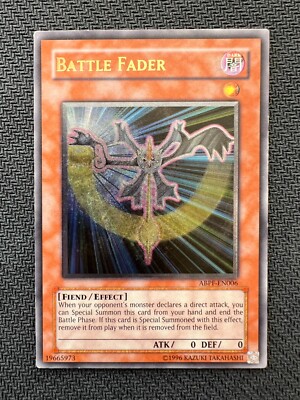 Yugioh Battle Fader Unlimited Edition Ultimate Rare ABPF-EN006 LP | eBay