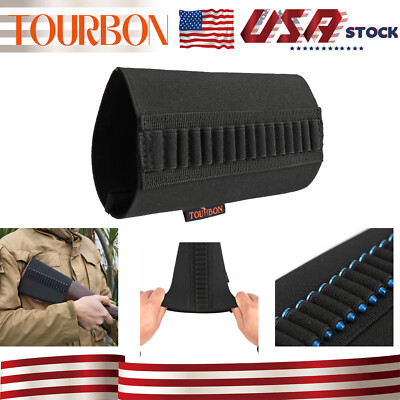 Rifle Ammo Pouch .22LR,22mag Holder Shell Carrier Buttstock Sleeve USA ...