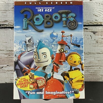 Robots (DVD, 2005, Full-Screen) NEW w/ Slipcover Ewan McGregor, Halle ...