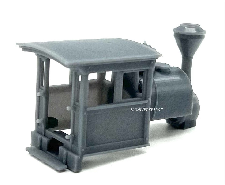 HOn3 Scale TMW 0-4-0 H.K. Porter Steam Locomotive w/Tender Kit Fluted ...