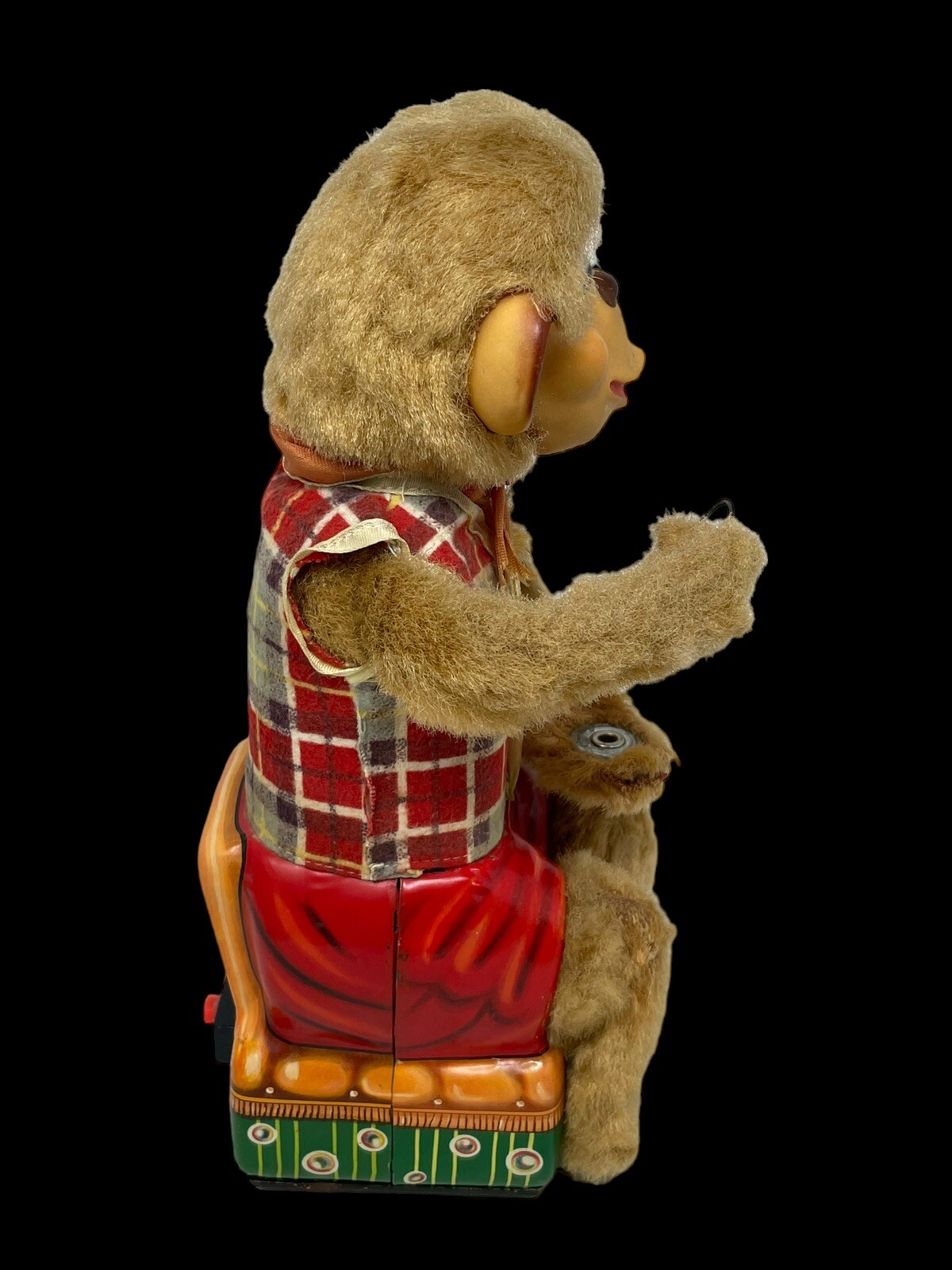 Vintage 1950's Alps Battery Operated Monkey Blowing Bubbles, Japan | eBay