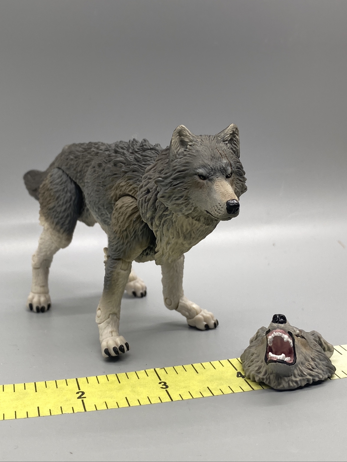 Gray Timber Wolf Dog + Head Weapon Snake Eyes 30 GI Joe Classified 6 ...