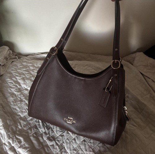 Coach Erin Shoulder Bag Pebble Leather, Gold/Maple, CAQ86 | eBay