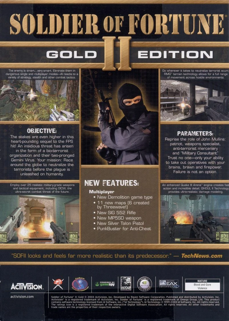 Soldier Of Fortune Gold